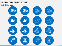 Attracting Talent Icons for PowerPoint and Google Slides - PPT Slides