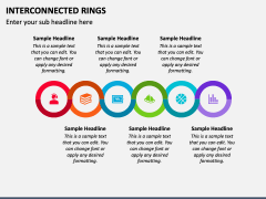 Interconnected Rings PowerPoint and Google Slides Template - PPT Slides
