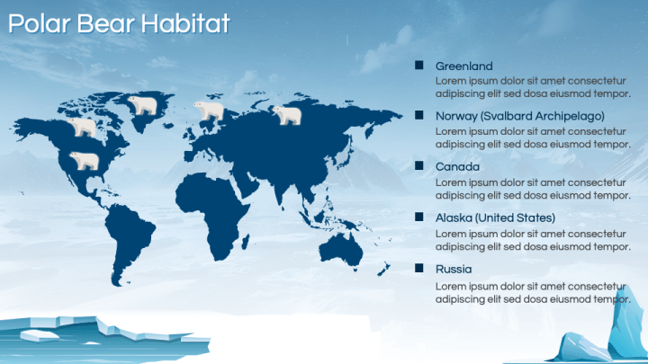 Free - Polar Bears Theme for PowerPoint and Google Slides - PPT Slides