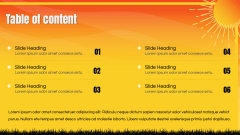 Sun Theme for PowerPoint and Google Slides - PPT Slides