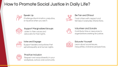 Social Justice PowerPoint and Google Slides Template - PPT Slides