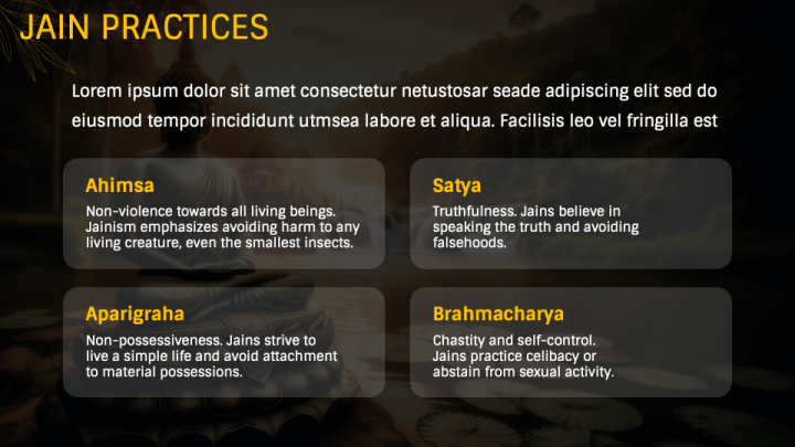 Free - Jainism Theme for PowerPoint and Google Slides - PPT Slides