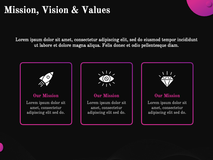 Dark Creative Presentation Template for PowerPoint and Google Slides ...