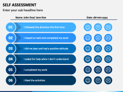Self Assessment PowerPoint and Google Slides Template - PPT Slides