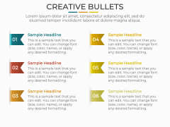 Creative Bullets for PowerPoint and Google Slides - PPT Slides