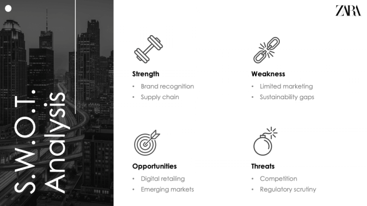Zara Case Study PowerPoint and Google Slides Template - PPT Slides