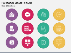 Hardware Security Icons for PowerPoint and Google Slides - PPT Slides