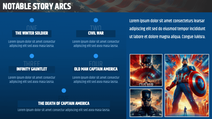 Free - Captain America Presentation Theme for PowerPoint and Google Slides