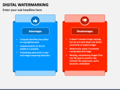 Digital Watermarking PowerPoint and Google Slides Template - PPT Slides