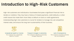 High Risk Customers PowerPoint and Google Slides Template - PPT Slides