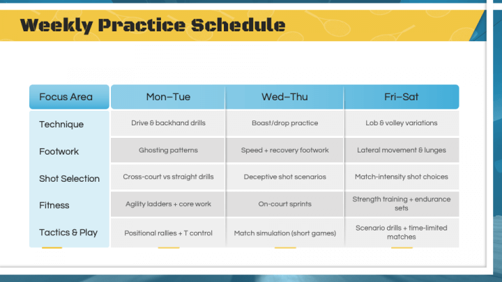 Free - Squash Theme for PowerPoint and Google Slides - PPT Slides