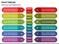 Hour Timeline PowerPoint and Google Slides Template - PPT Slides