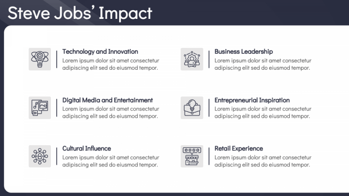 Free - Steve Jobs PowerPoint and Google Slides Template - PPT Slides