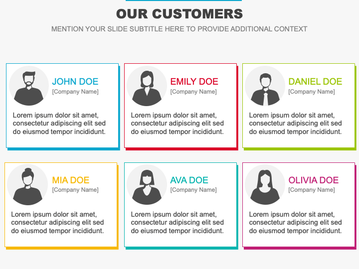 Our Customers PowerPoint and Google Slides Template - PPT Slides
