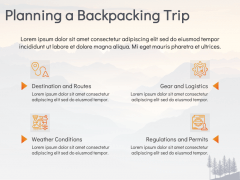 Backpacking Presentation Theme for PowerPoint and Google Slides - PPT Slides