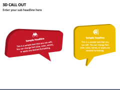 3D Call Out for PowerPoint and Google Slides - PPT Slides