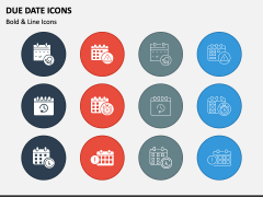 Due Date Icons for PowerPoint and Google Slides - PPT Slides