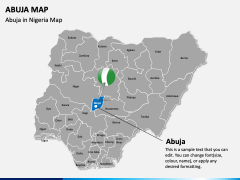 Abuja Map for PowerPoint and Google Slides - PPT Slides