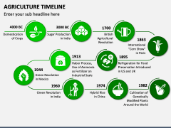 Agriculture Timeline PowerPoint and Google Slides Template - PPT Slides