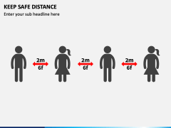 Keep Safe Distance Graphics for PowerPoint and Google Slides - PPT Slides