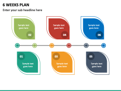 6 Weeks Plan PowerPoint Template - PPT Slides