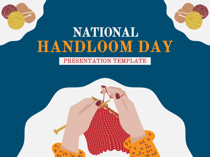Free - National Handloom Day PowerPoint Template and Google Slides Theme