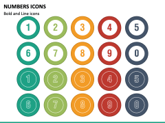 Numbers Icons for PowerPoint and Google Slides - PPT Slides