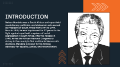 Free - Nelson Mandela PowerPoint and Google Slides Template - PPT Slides