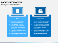 Data Vs Information PowerPoint and Google Slides Template - PPT Slides