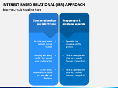 Interest Based Relational (IBR) Approach PowerPoint and Google Slides ...