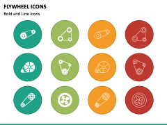 Flywheel Icons for PowerPoint and Google Slides - PPT Slides