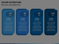120 Day Action Plan PowerPoint and Google Slides Template - PPT Slides