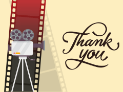 Free Movie Background Presentation Theme for PowerPoint and Google Slides