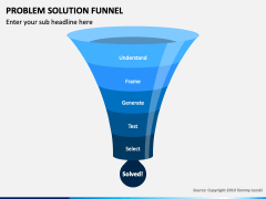 Problem Solution Funnel PowerPoint and Google Slides Template - PPT Slides