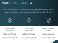 Simple Marketing Plan PowerPoint and Google Slides Template - PPT Slides