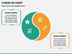 2 Pieces Pie Chart PowerPoint Presentation Slides - PPT Template