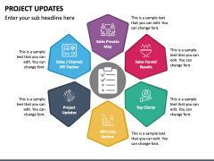 Project Updates PowerPoint and Google Slides Template - PPT Slides