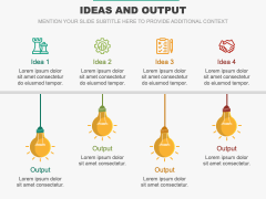 Ideas and Output PowerPoint and Google Slides Template - PPT Slides