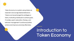 Token Economy PowerPoint and Google Slides Template - PPT Slides