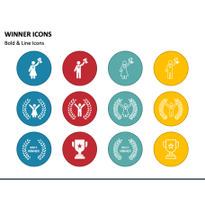 Ranking Icons PowerPoint Template - PPT Slides