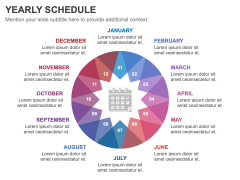 Yearly Schedule PowerPoint and Google Slides Template - PPT Slides