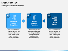 Speech to Text PowerPoint and Google Slides Template - PPT Slides