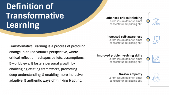 Transformative Learning PowerPoint and Google Slides Template - PPT Slides