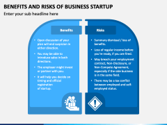 Benefits and Risks of Business Startup PowerPoint and Google Slides ...
