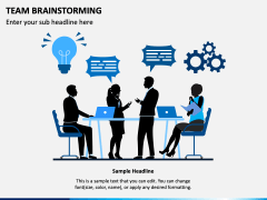 Team Brainstorming PowerPoint and Google Slides Template - PPT Slides