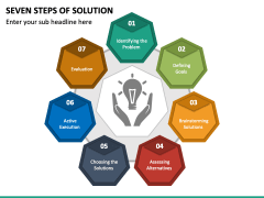 Seven Steps of Solution PowerPoint and Google Slides Template - PPT Slides
