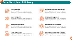 Lean Efficiency PowerPoint and Google Slides Template - PPT Slides