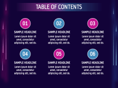 Free - Neon Background Presentation for PowerPoint and Google Slides