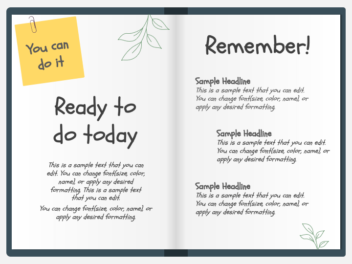 Free Journal Presentation Theme for PowerPoint and Google Slides