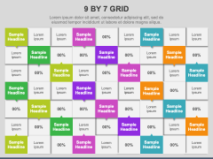 9 By 7 Grid for PowerPoint and Google Slides - PPT Slides